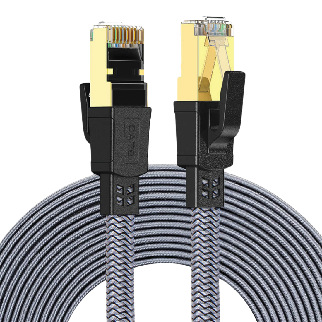 Twisted Minds Flat Braided Network Cable ,Transmission Rate 40GBPS / 2 ...