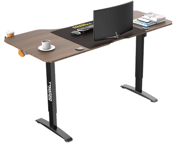 Twisted Minds T Shaped Gaming Desk Electric-height adjustable - Right ...