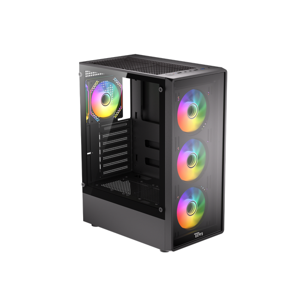 Twisted Minds PHANTOM Gaming Case Mid Tower - Black - TM-PHANTOM-B